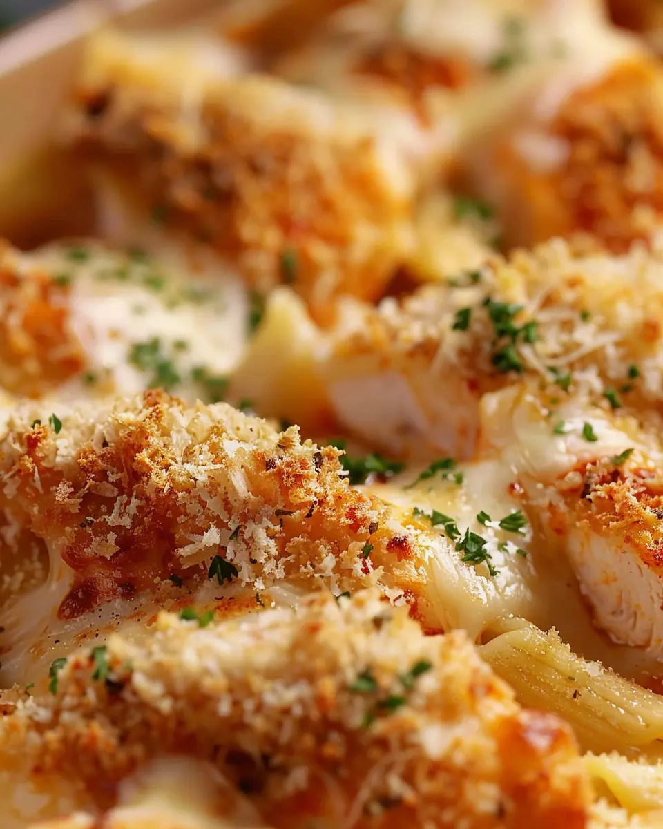 Dump-and-Bake Chicken Parmesan Casserole