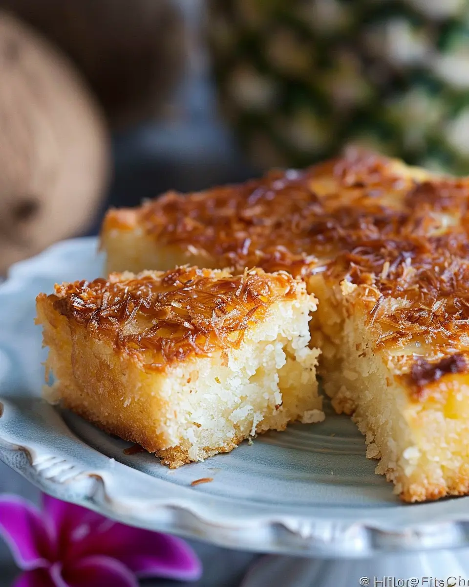 Bibingka Filipino Coconut Cake