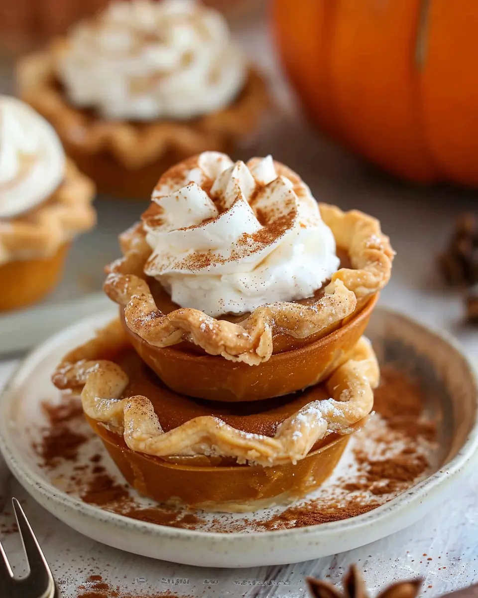 mini pumpkin pies